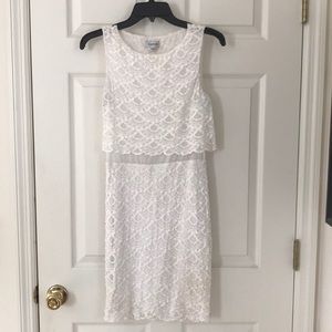 bebe | Dresses | Little White Bebe Cocktail Dress | Poshmark